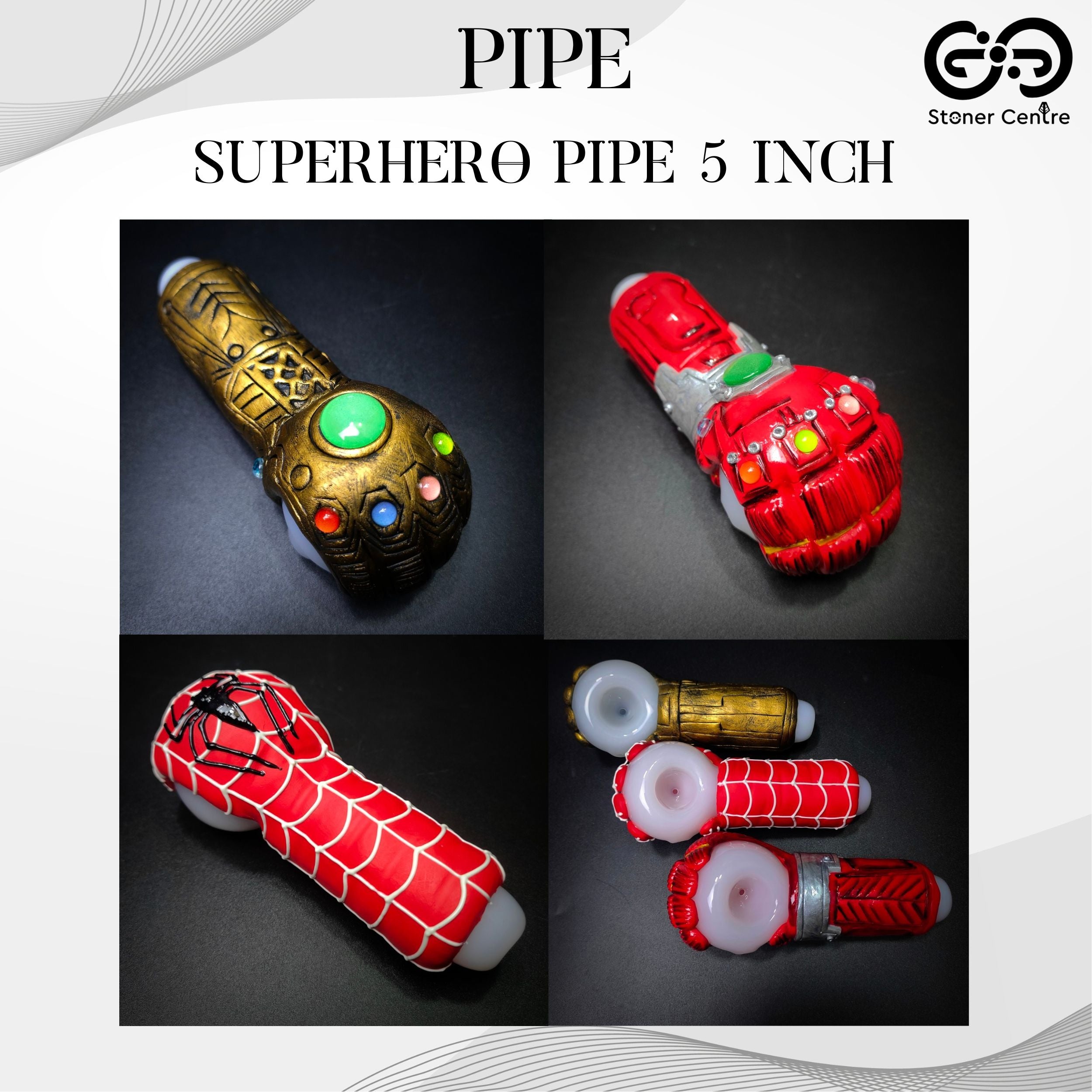 PIPE | SUPERHERO PIPE 5 INCH – Stonercentre.com