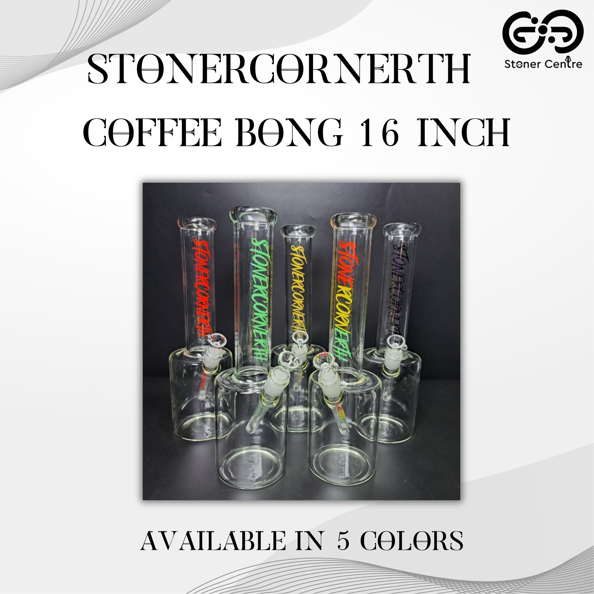 Glass Bong | STONERCORNERTH COFFEE BONG 16 INCH – Stonercentre.com