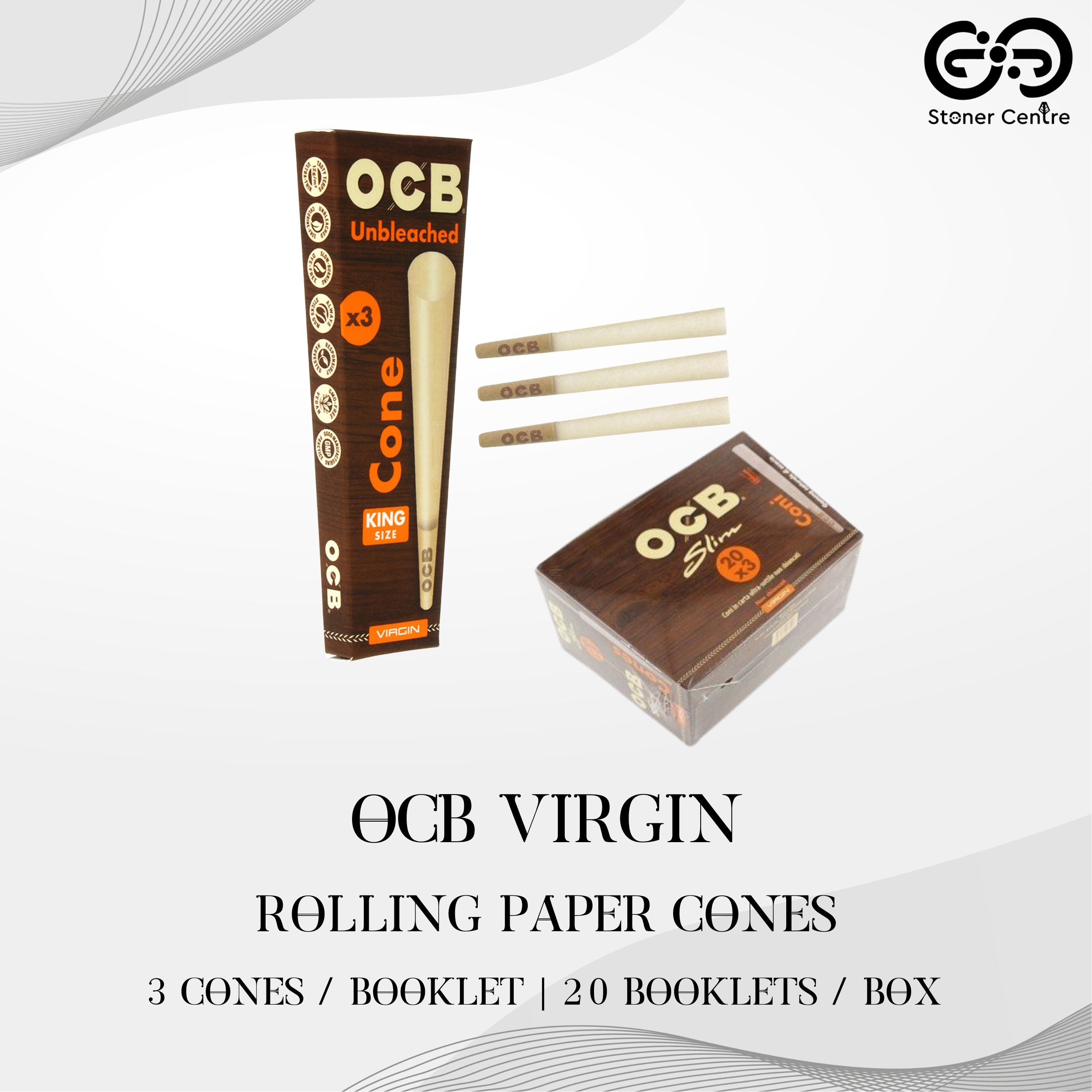 ROLLING PAPER | OCB VIRGIN CONES ROLLING PAPER – Stonercentre.com
