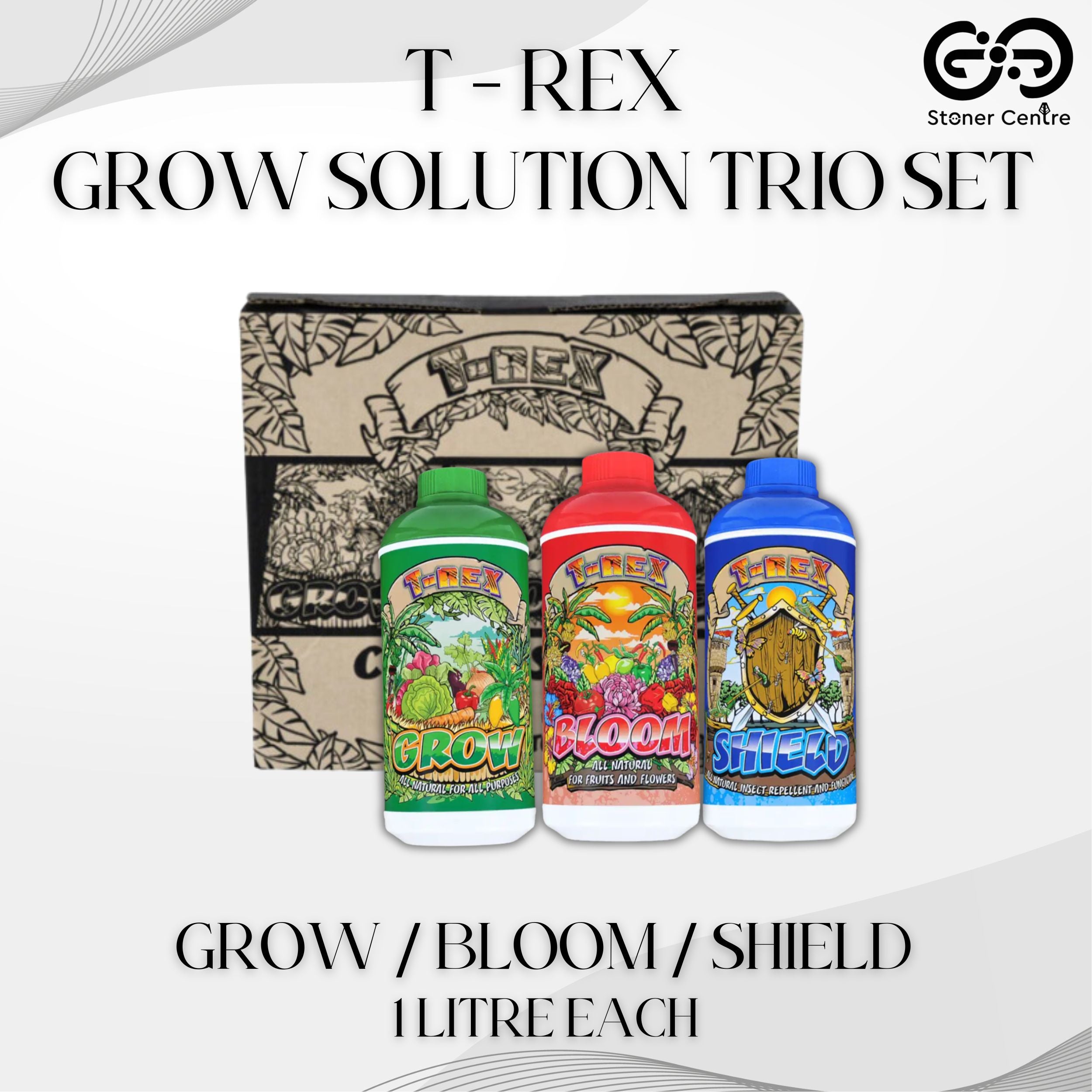 T-REX GROW SOLUTION TRIO SET – Stonercentre.com