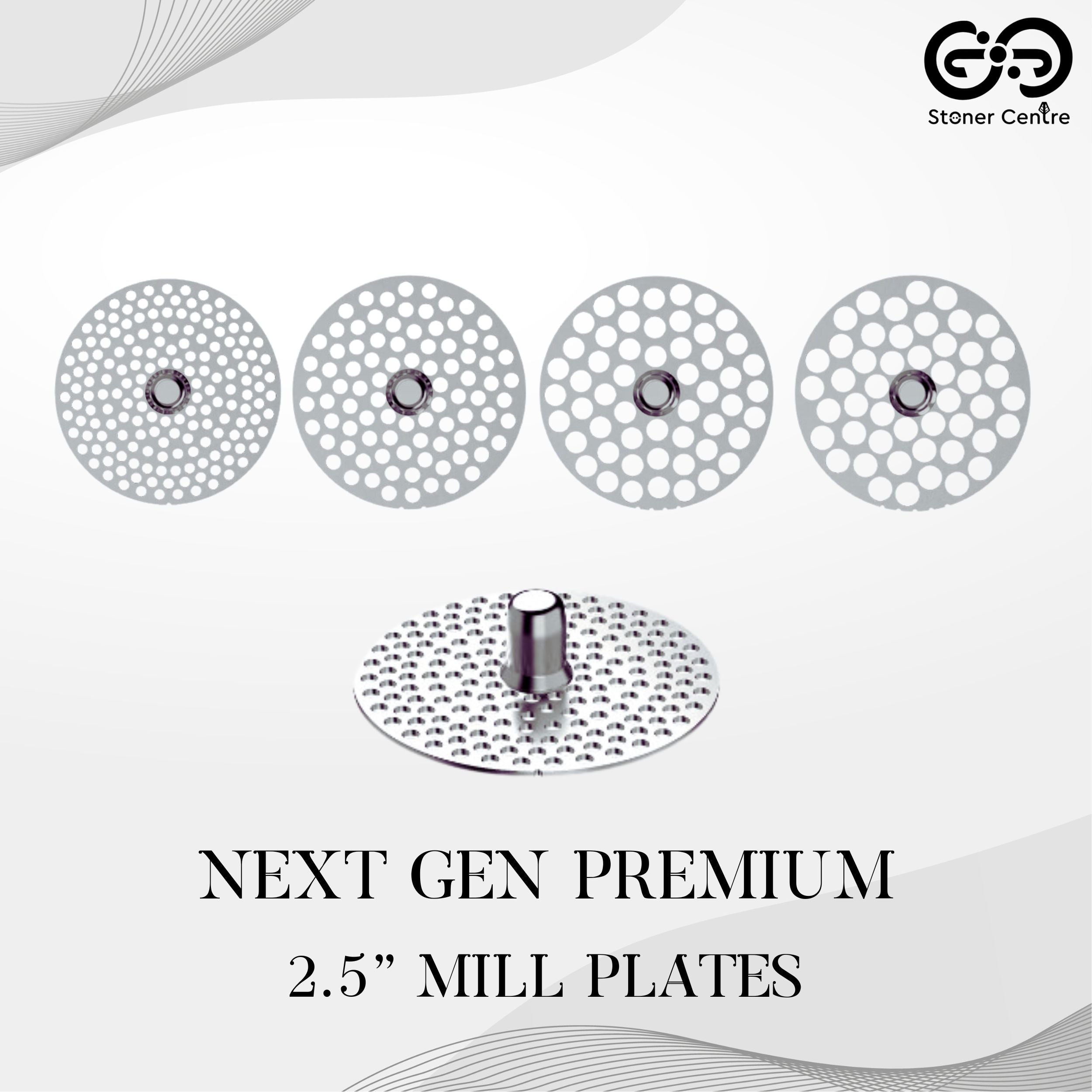 FLOWER MILL | NEXT GEN PREMIUM 2.5" MILL PLATES – Stonercentre.com