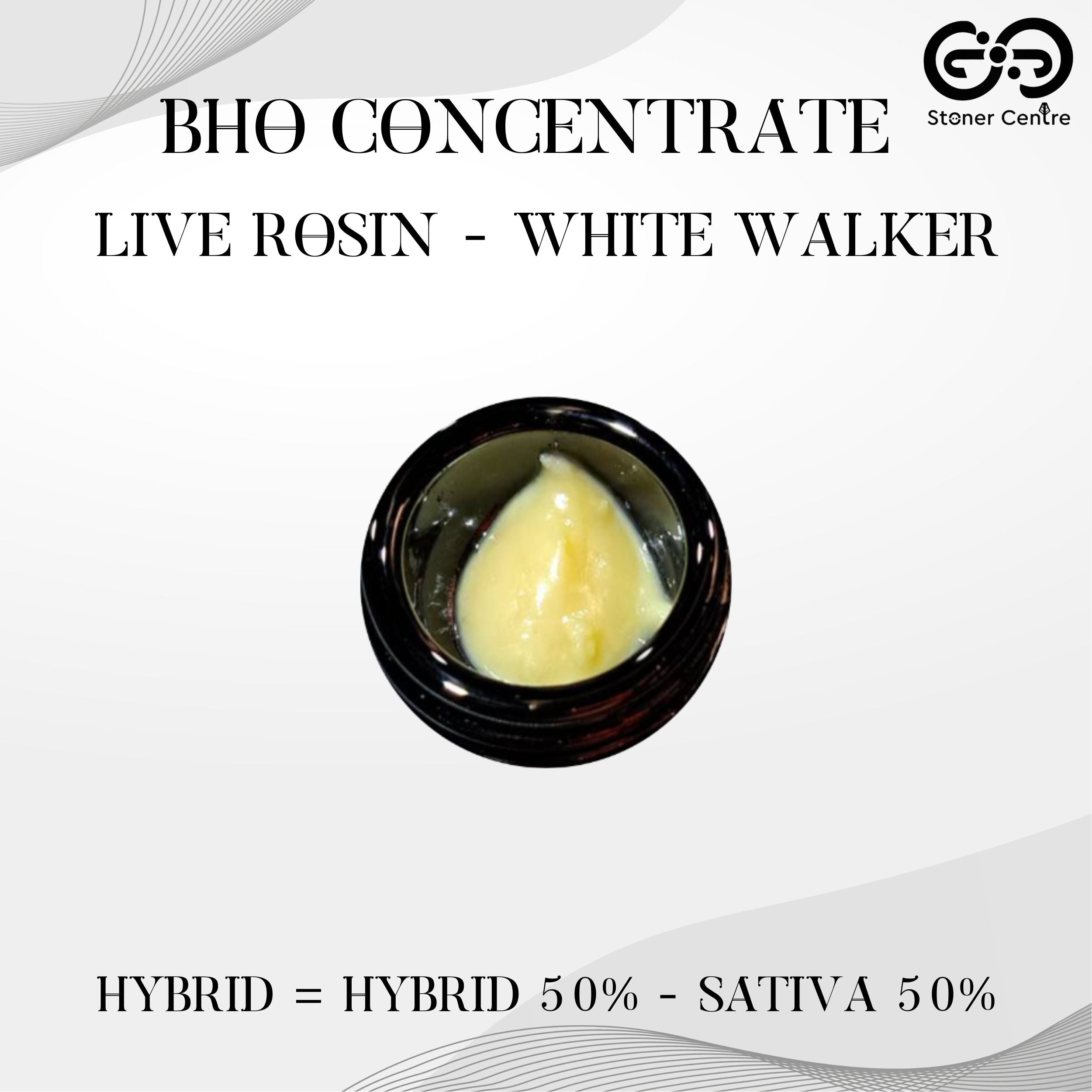 BHO CONCENTRATE | LIVE ROSIN - WHITE WALKER – Stonercentre.com