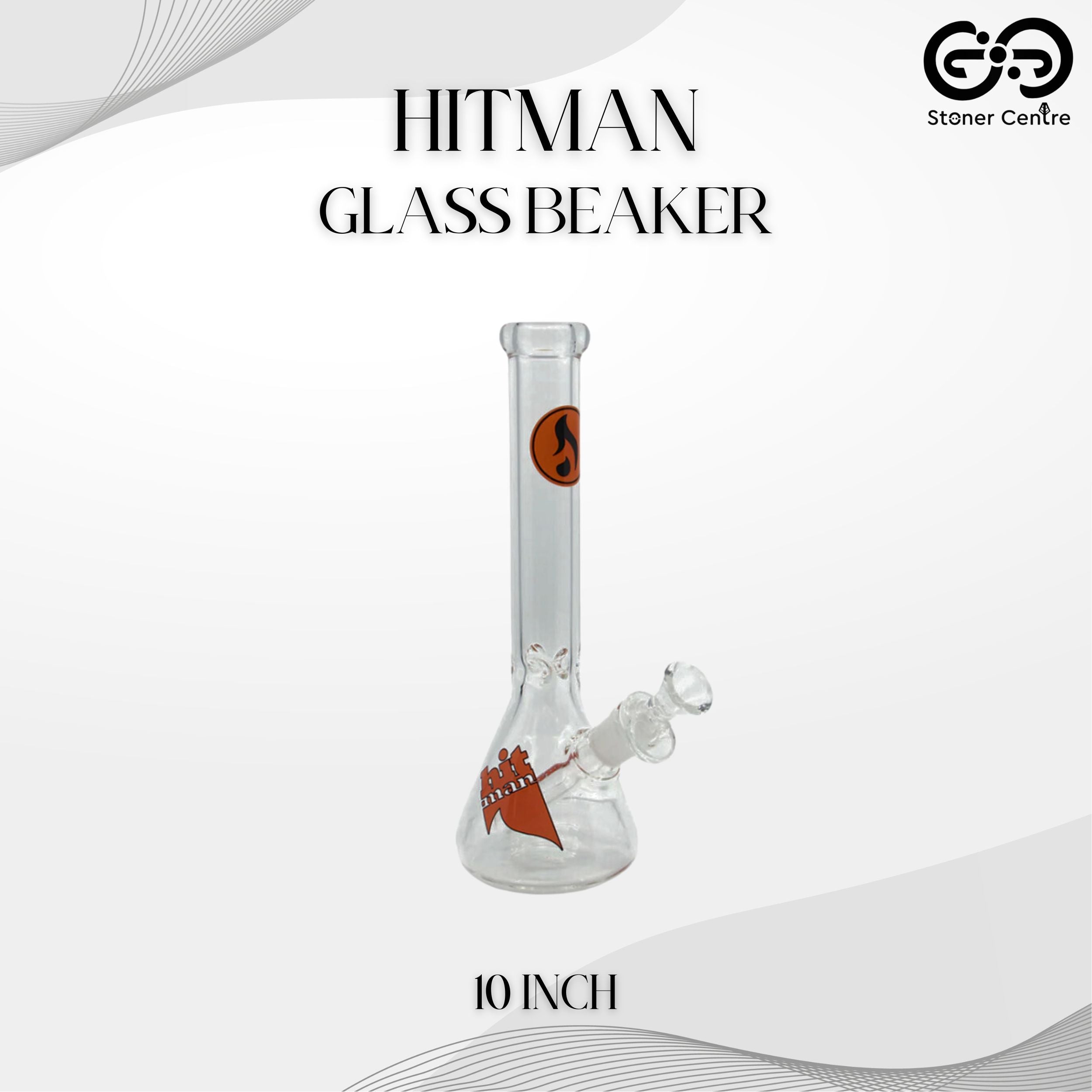Glass Bong | HITMAN GLASS BEAKER 10 INCH – Stonercentre.com