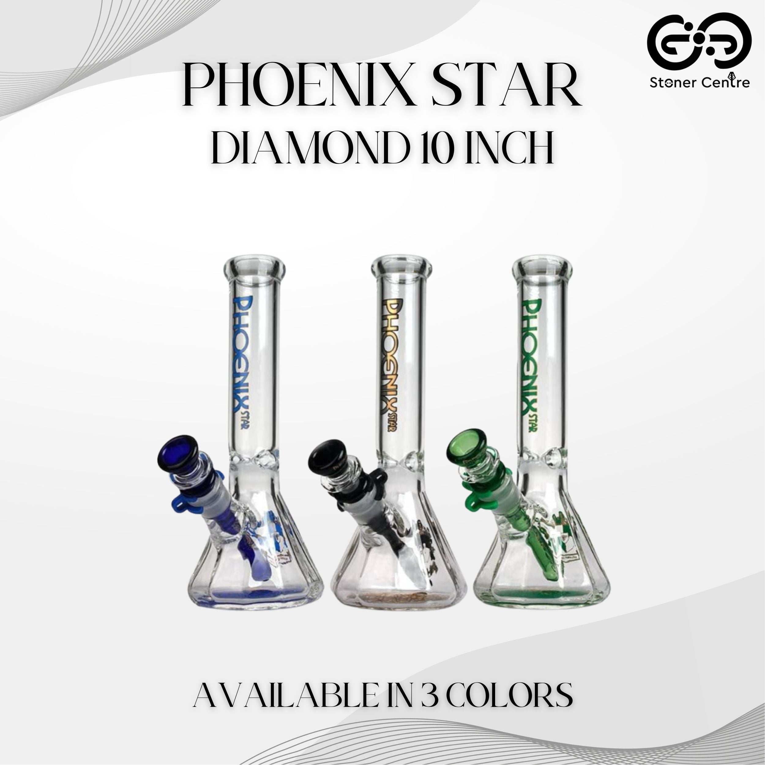 Glass Bong | PHOENIX DIAMOND 10 INCH – Stonercentre.com