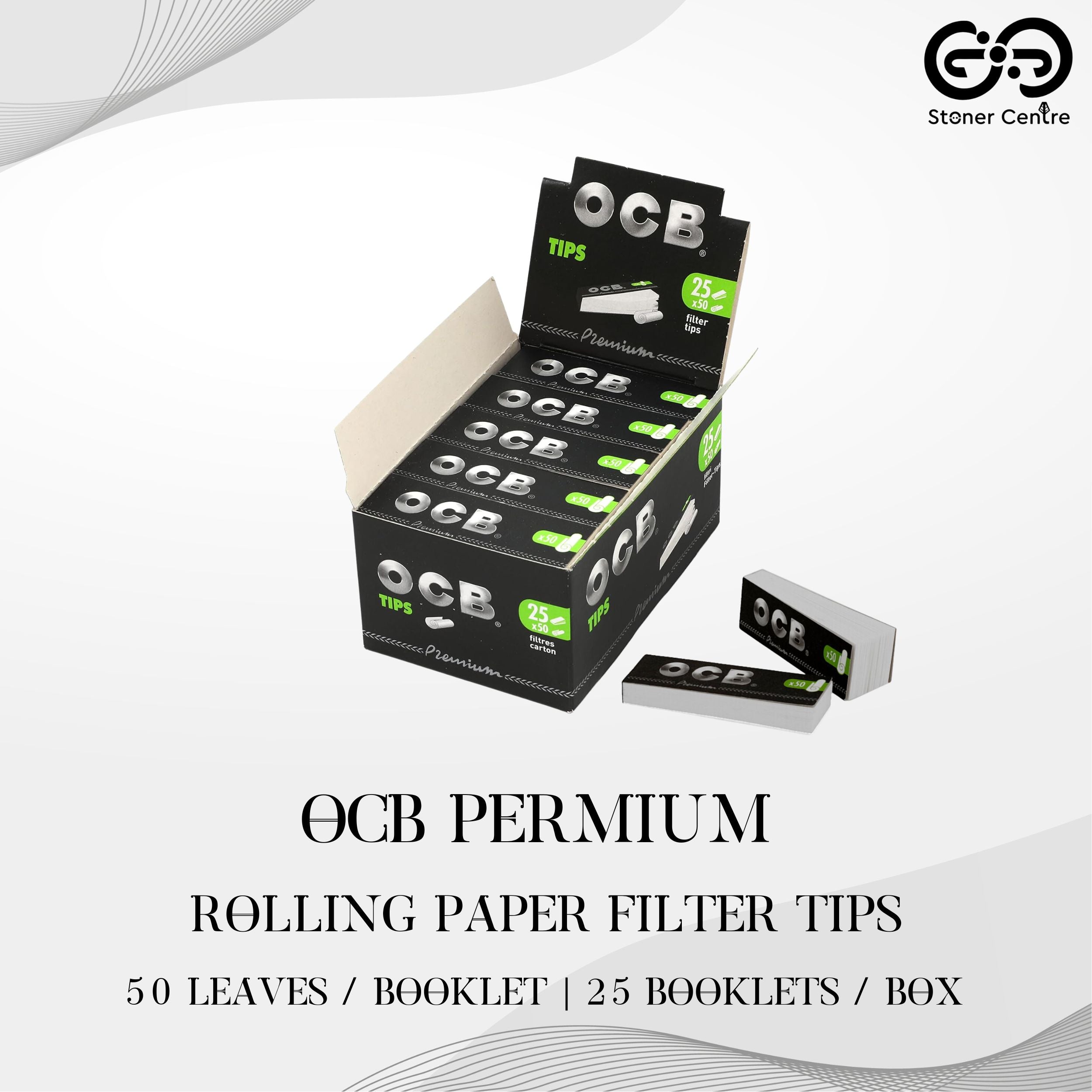 ROLLING PAPER | OCB PREMIUM FILTER TIPS ROLLING PAPER – Stonercentre.com