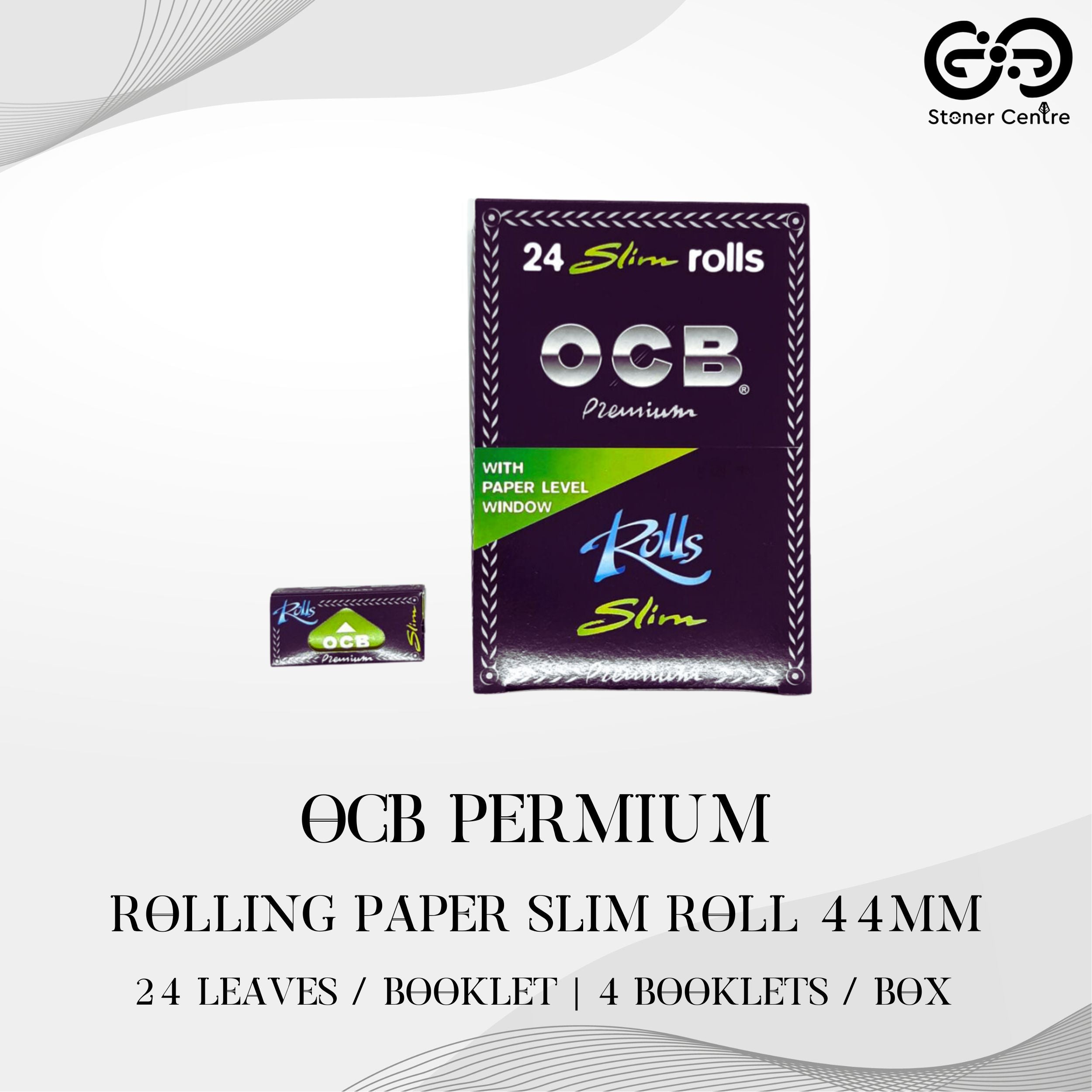 ROLLING PAPER | OCB PREMIUM SLIM ROLL 44MM ROLLING PAPER – Stonercentre.com