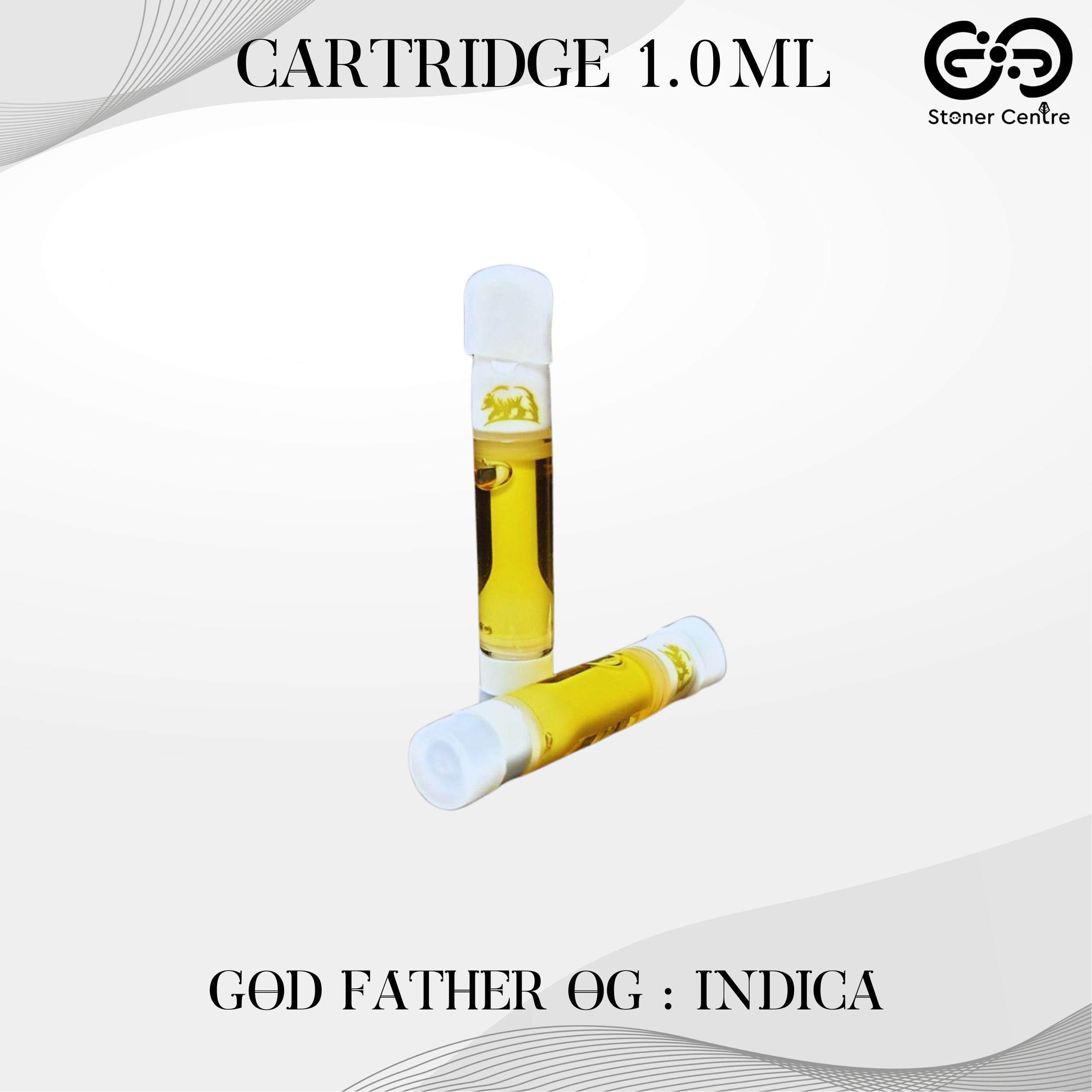 Cartridge 1.0ml | GOD FATHER OG : INDICA (only cartridge head, battery ...