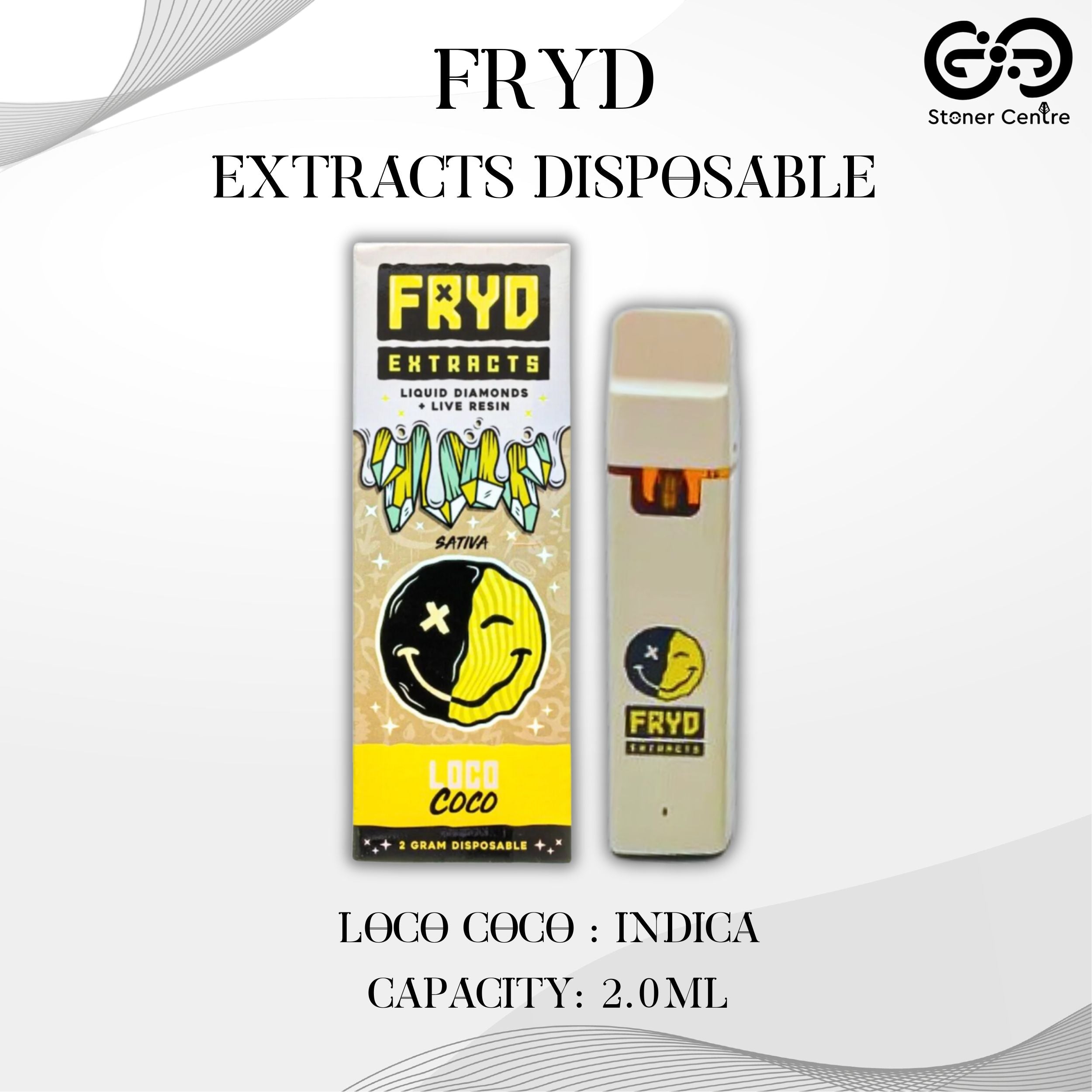 FRYD EXTRACTS DISPOSABLE 2 ML.| LOCO COCO – Stonercentre.com
