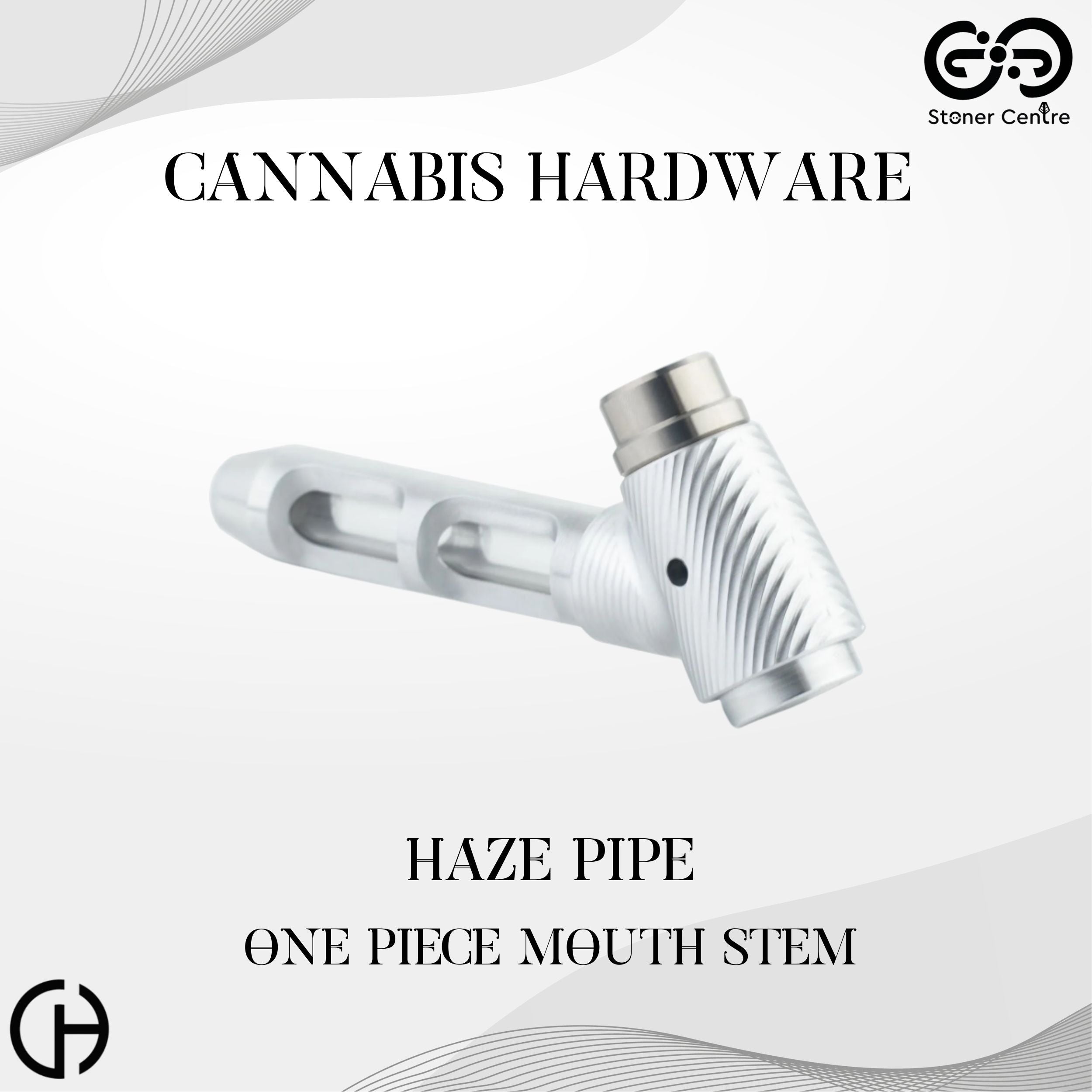 Cannabis Hardware | Haze Pipe - One Piece Mouth Stem – Stonercentre.com