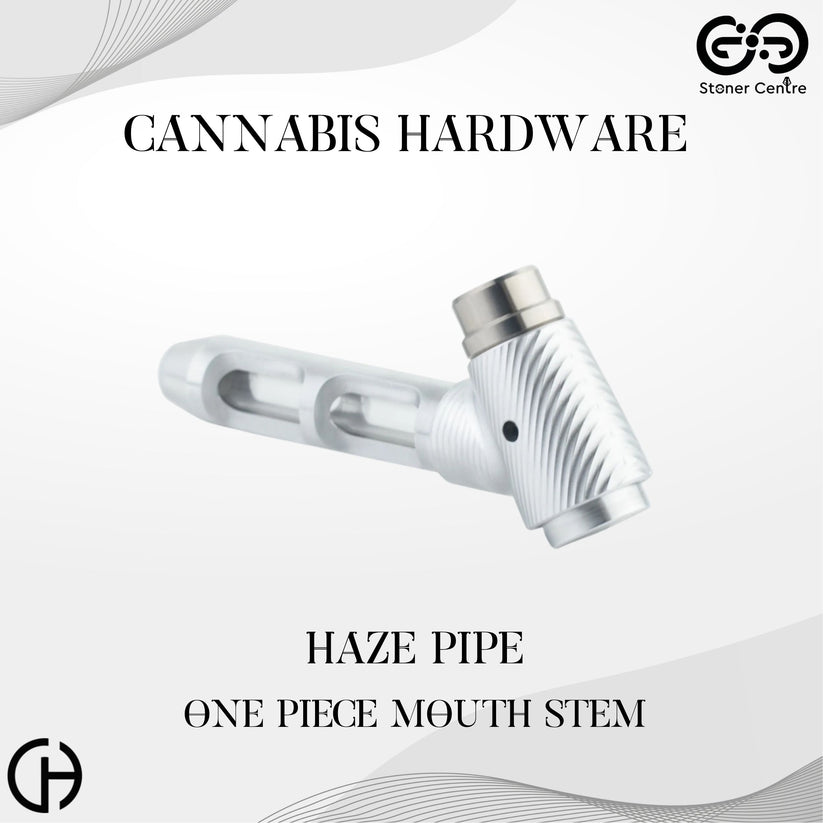 Cannabis Hardware | Haze Pipe - One Piece Mouth Stem – Stonercentre.com