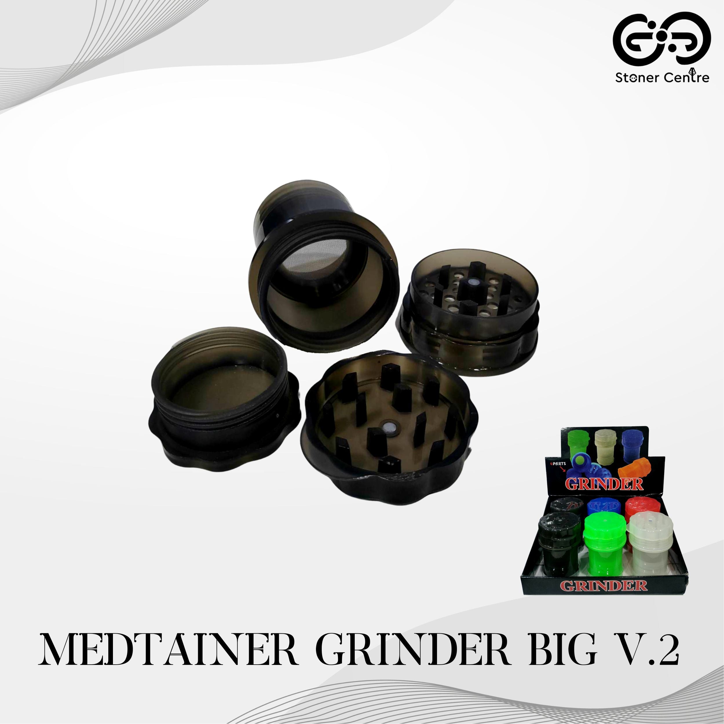 GRINDER | MEDTAINER BIG GRINDER V.2 – Stonercentre.com