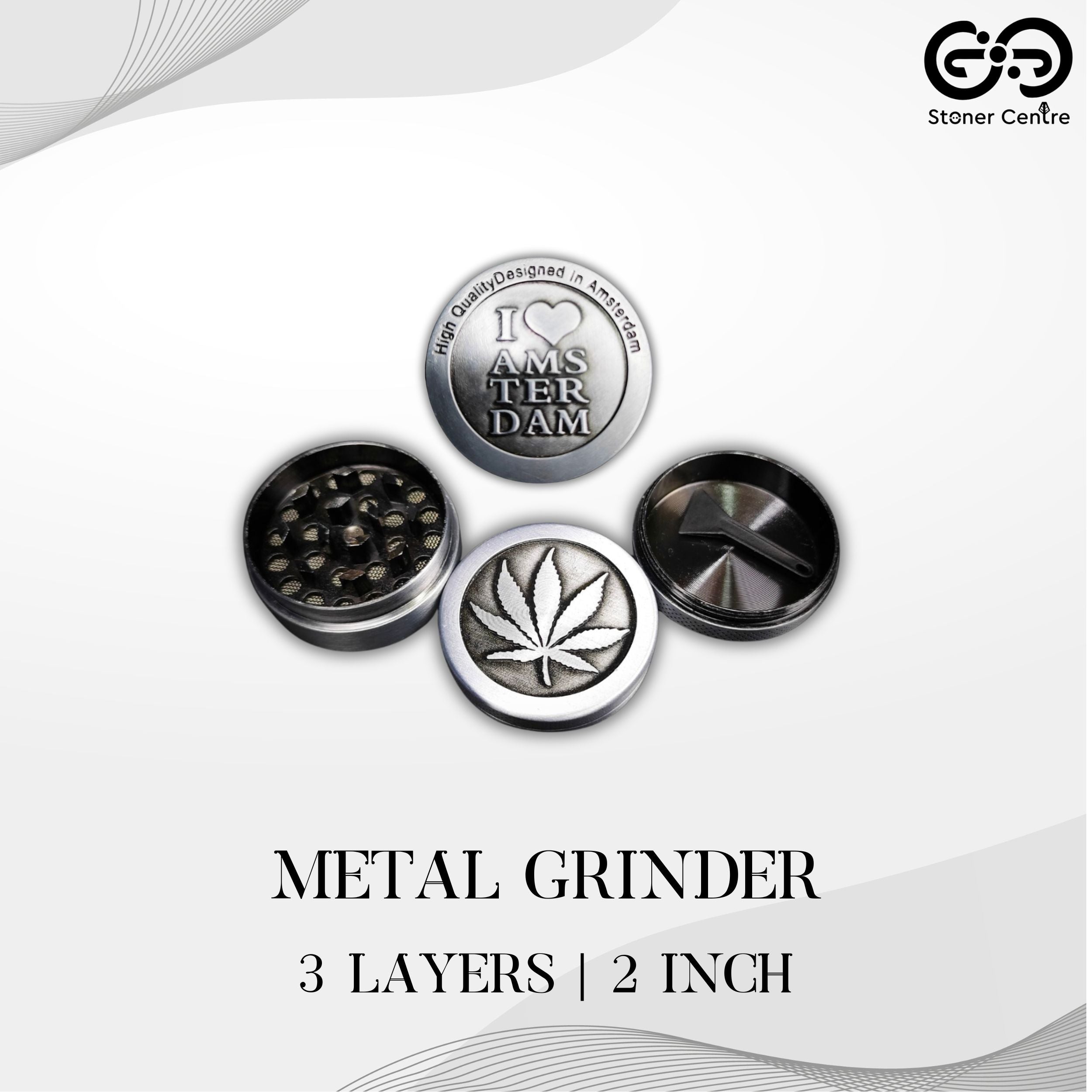 GRINDER | METAL 3L GRINDER 2 INCH – Stonercentre.com