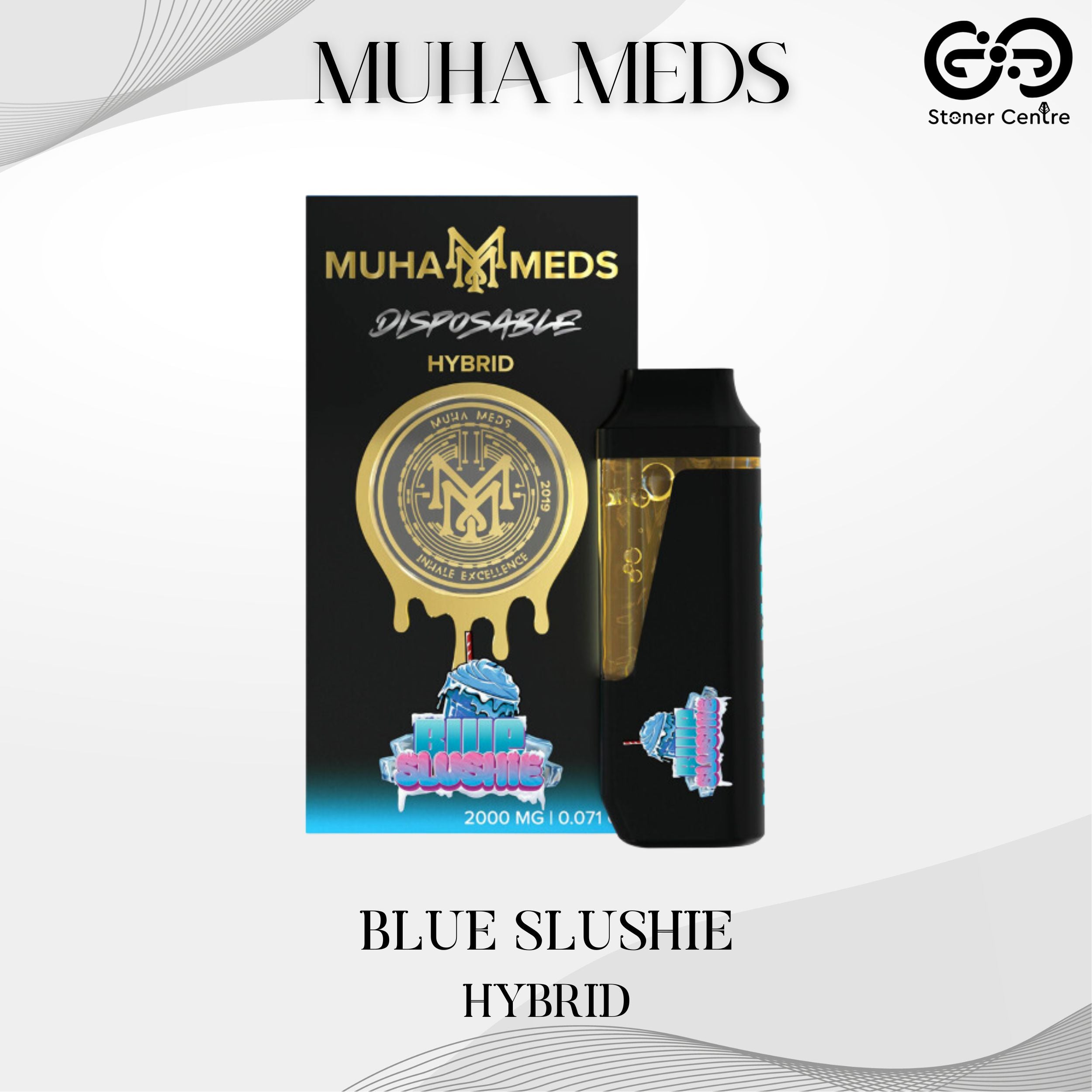 MUHA MEDS 2.0ML | BLUE SLUSHIE : HYBRID – Stonercentre.com