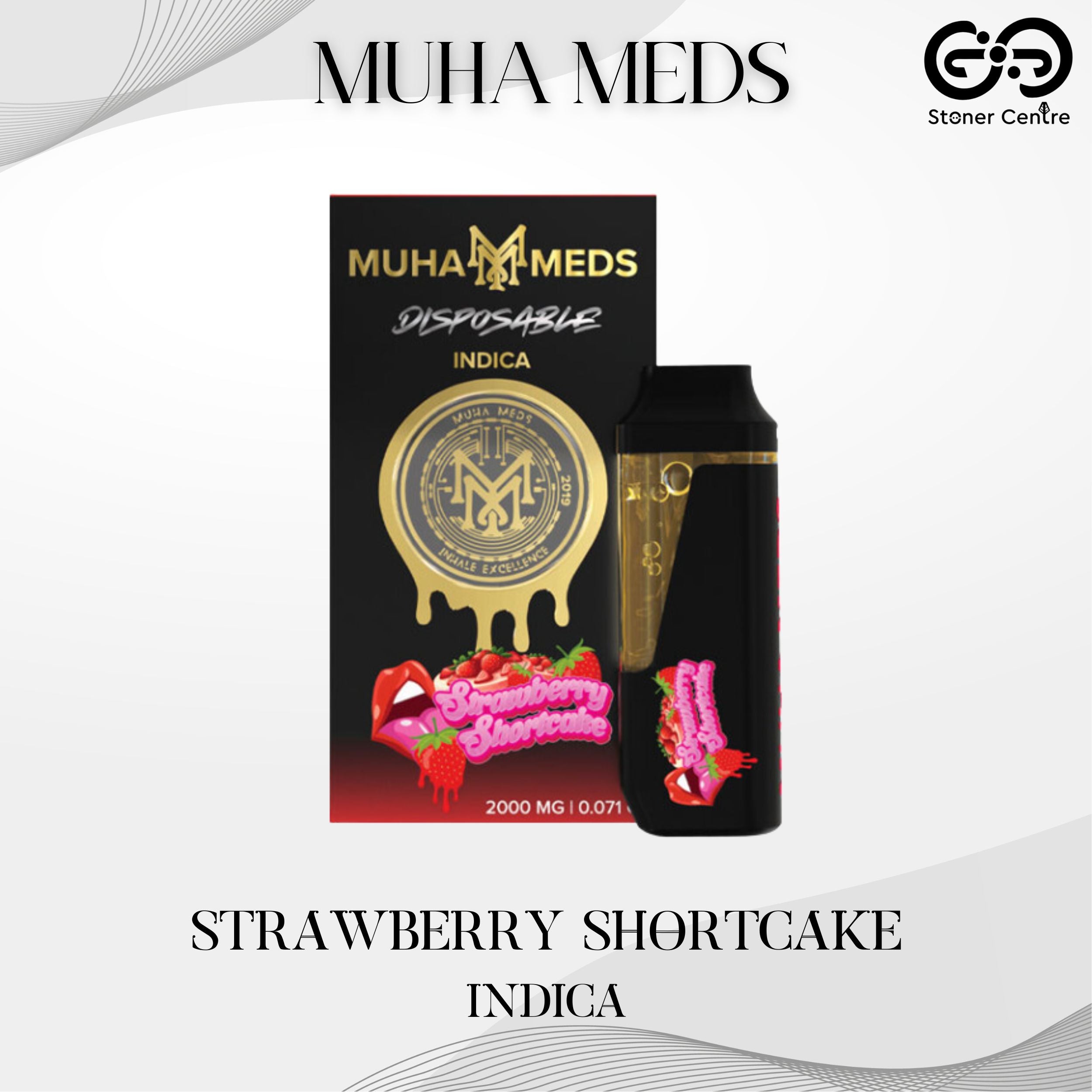 MUHA MEDS 2ml | STRAWBERRY SHORTCAKE : INDICA – Stonercentre.com