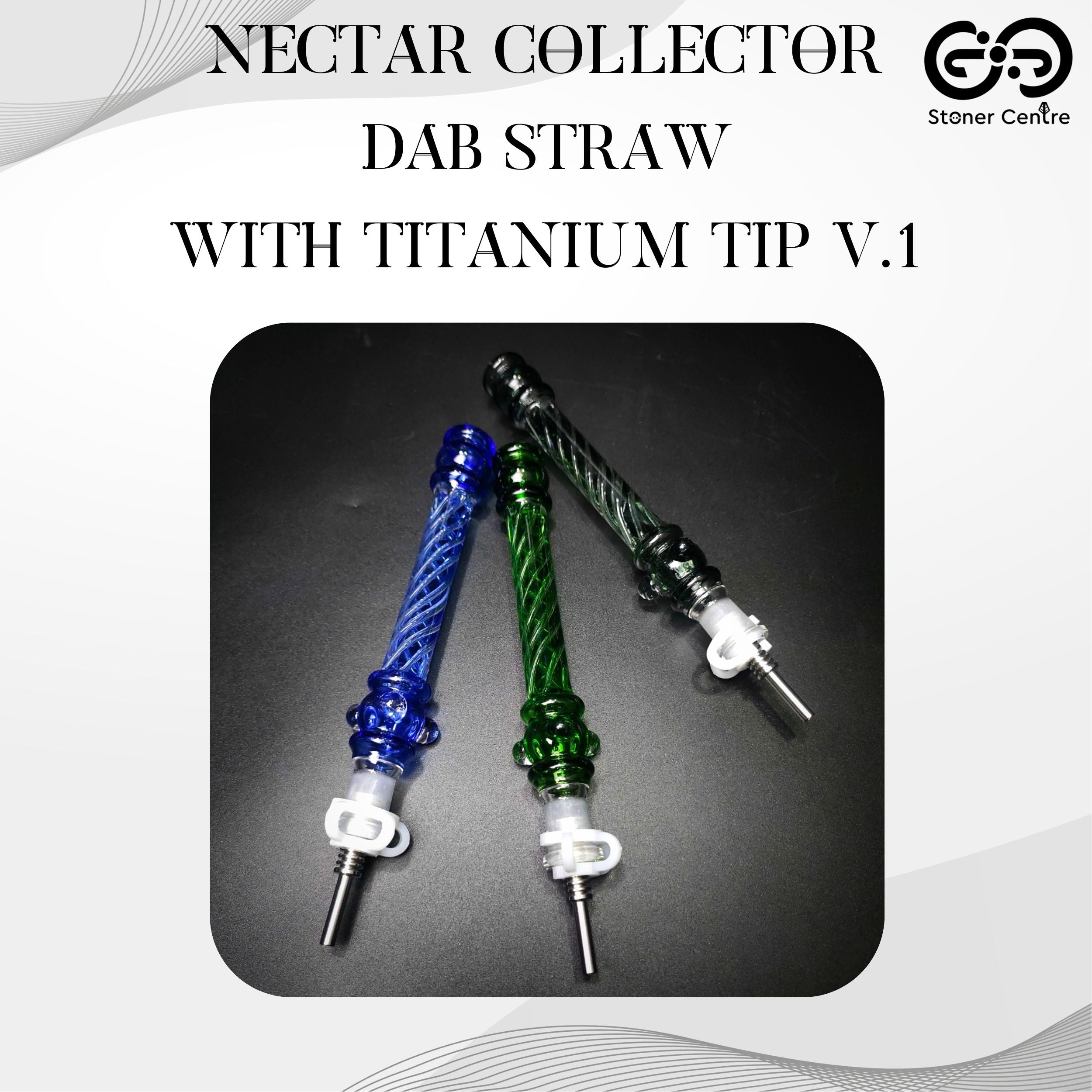 NECTAR COLLECTOR | DAB STRAW WITH TITANIUM TIP V.1 – Stonercentre.com