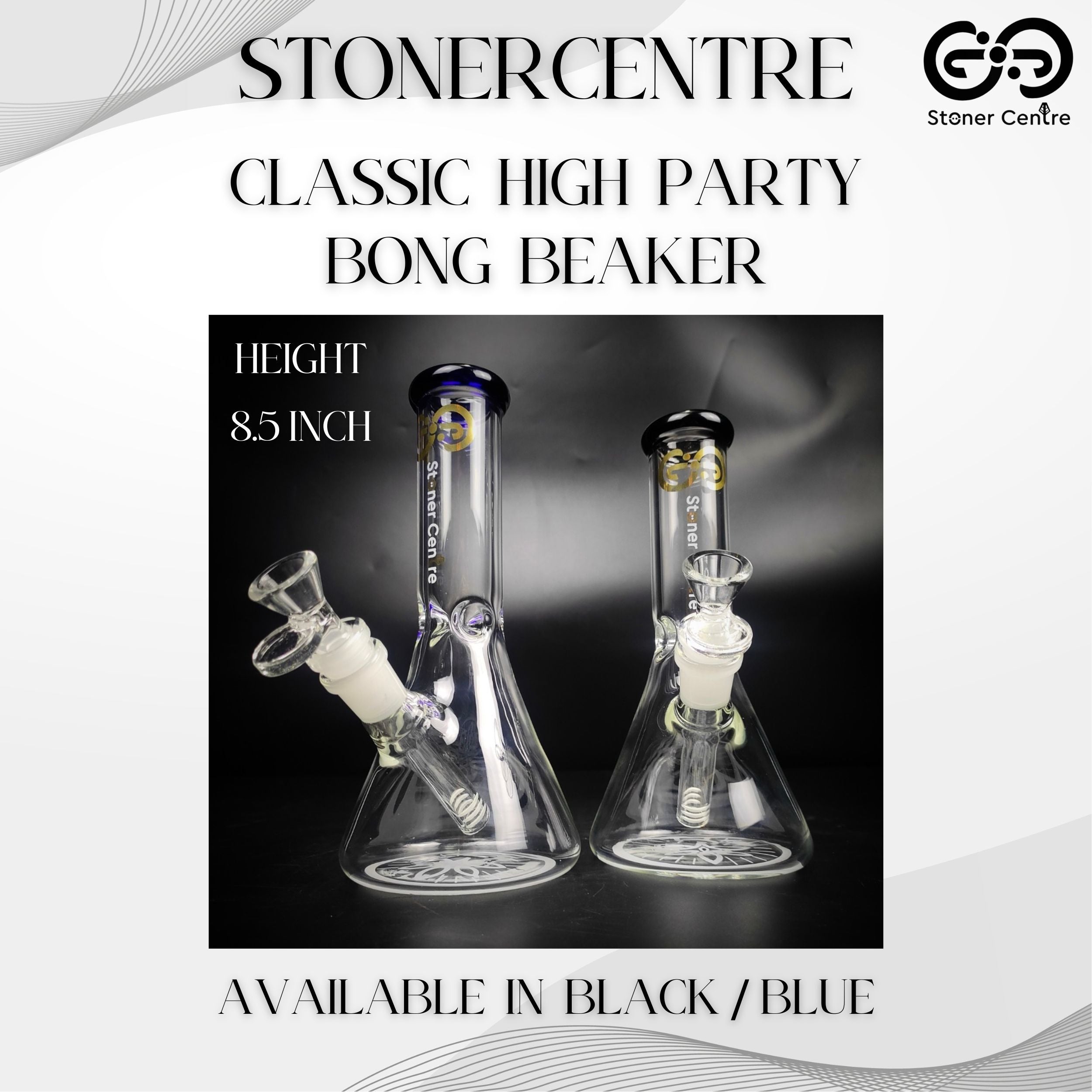 STONERCENTRE | CLASSIC HIGH PARTY BONG BEAKER 8.5 INCH – Stonercentre.com