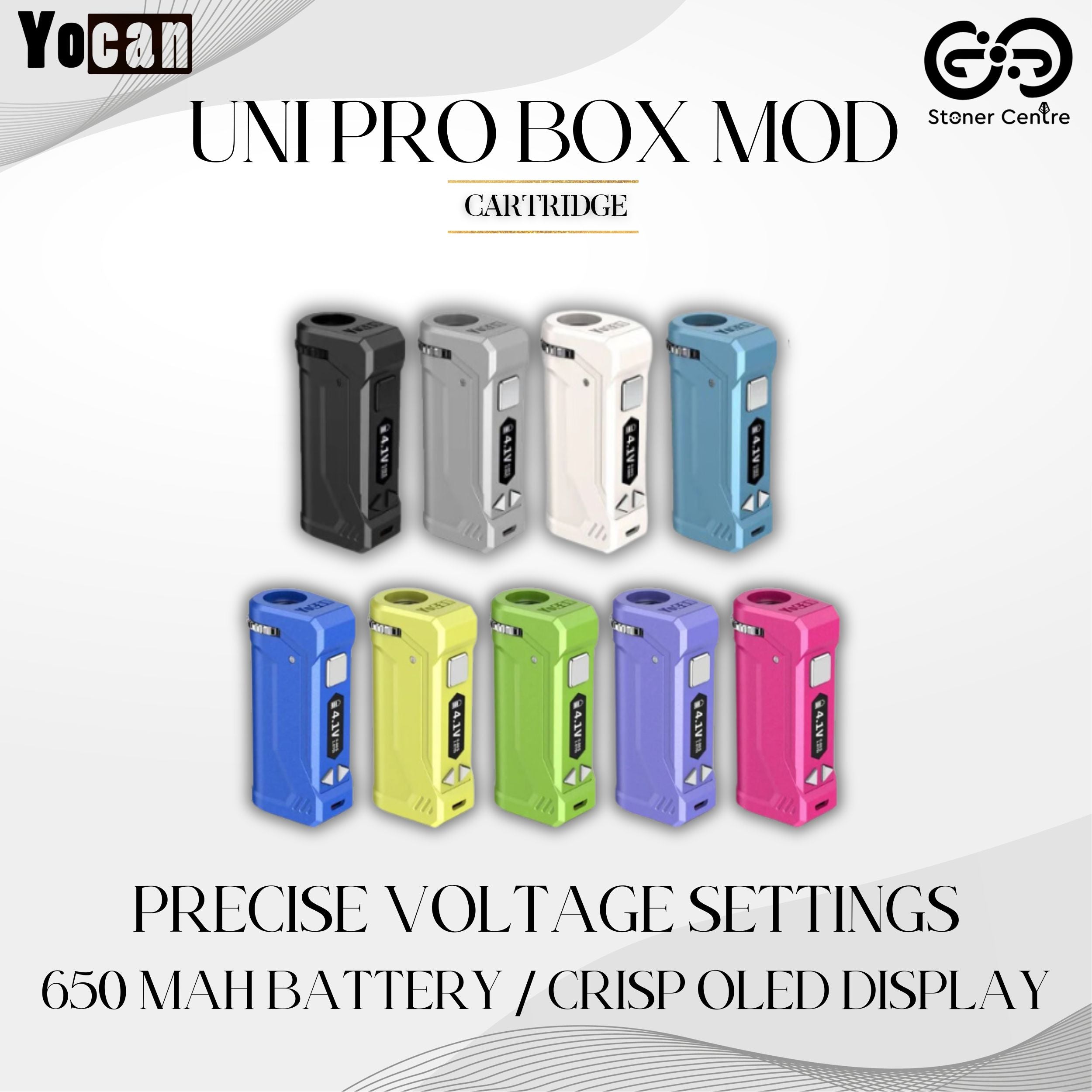 YOCAN | UNI PRO BOX MOD / 510 CARTRIDGE – Stonercentre.com